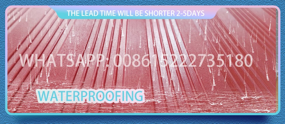 Corrugated rubber mat SBR sheet - Ribbed rubber matting roll