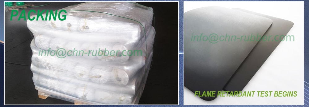 Fireproof rubber sheet - Flame retardant neoprene rubber
