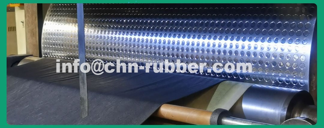 Coin grip flooring 1.5g/cm³ 3mm black wear resistance rubber sheet roll