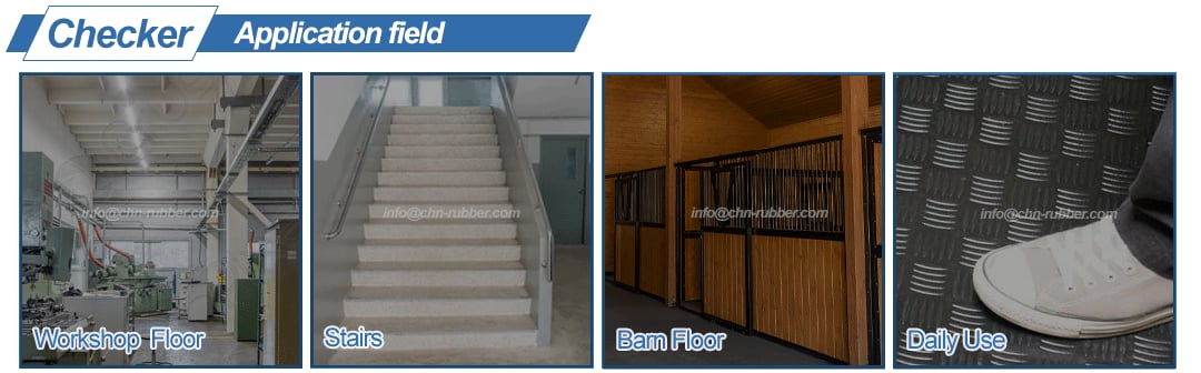 Checker rubber sheet with five bars rubber sheet XY line - checkered ...