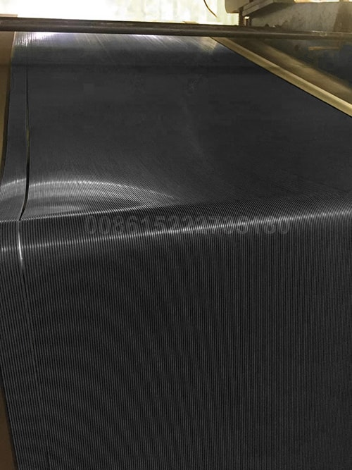 3mm Industrial fluted rubber matting 65±5Shore A