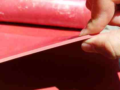 Red Rubber Roll - Red Sheet Rubber - Rubber Sheet Packing