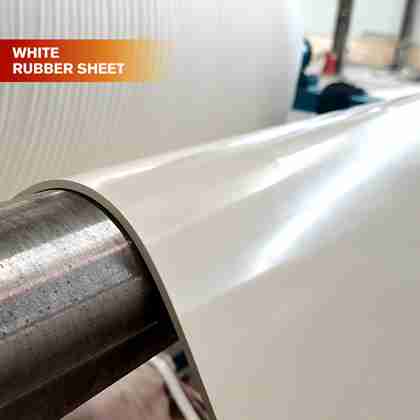 White Rubber Sheet Roll - CR