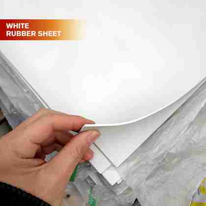 White Rubber Sheet Roll - CR