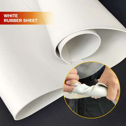 White Rubber Sheet Roll - CR