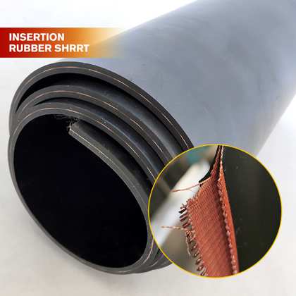 10mm insertion rubber - fabric reinforced rubber sheet