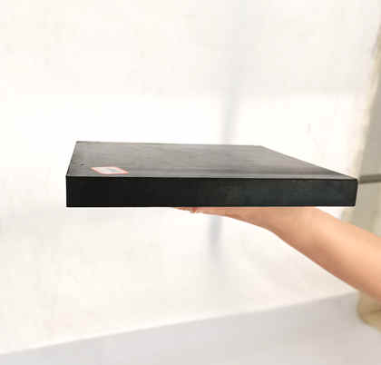 Rooftop condensing unit roof deck support systems - rubber block