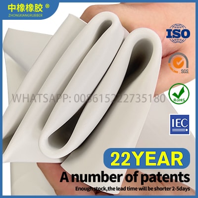 White Rubber Sheet Roll - CR