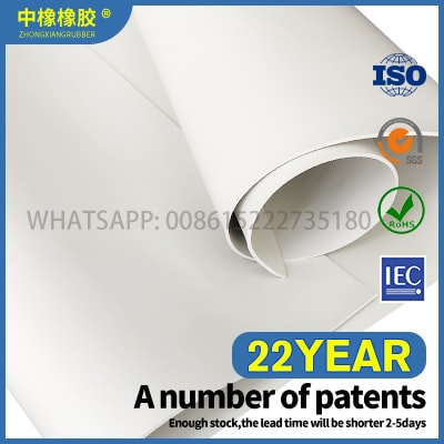 White Rubber Sheet Roll - CR