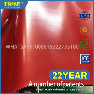 Colored Rubber Sheets - Red Rubber Gasket Material Roll
