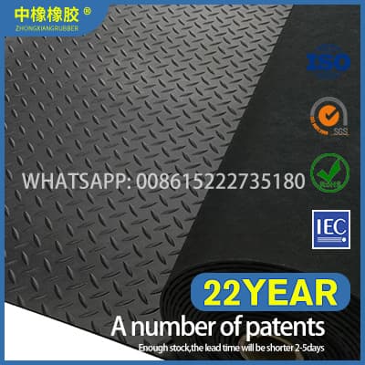 Diamond rubber mat factory - China rubber floor manufacturer