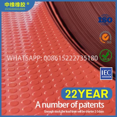 Round Dots Rubber Sheet Studded Rubber Flooring