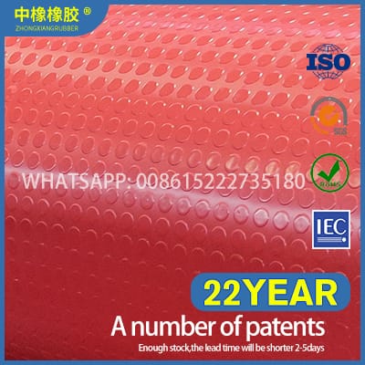 Round Dots Rubber Sheet Studded Rubber Flooring