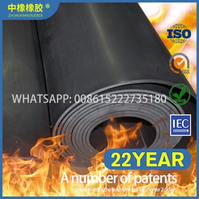 Fireproof rubber sheet - Flame retardant neoprene rubber