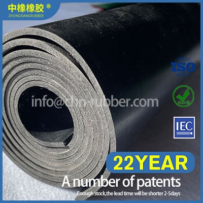 EPDM sheet 1.7g/cm³ synthetic rubber sheet manufacturer