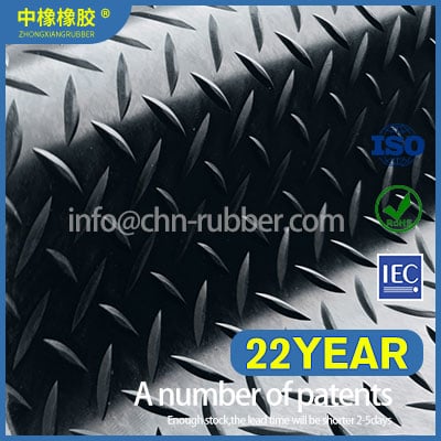 Rubber diamond flooring 3mm non slip mats - China suppliers 23 years