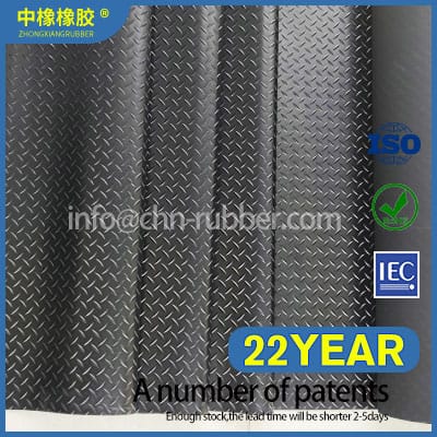 Rubber diamond plate trailer flooring 3mm - anti slip rubber sheet ...