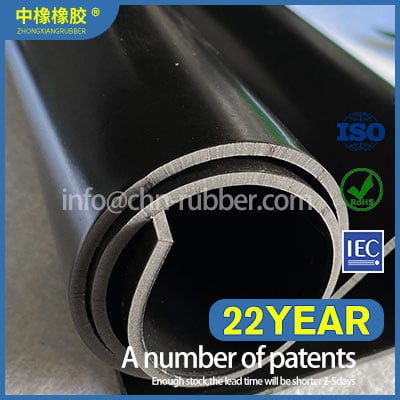 Neoprene rubber gasket sheet CR sheeting rolls manufacturer