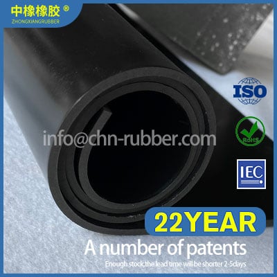 Neoprene rubber gasket sheet CR sheeting rolls manufacturer