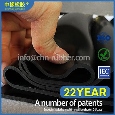 Solid neoprene rubber sheet 1mm 2mm 5mm custom manufacturer