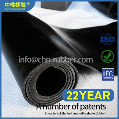 Solid neoprene rubber sheet 1mm 2mm 5mm custom manufacturer