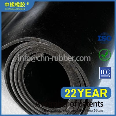 Solid neoprene rubber sheet 1mm 2mm 5mm custom manufacturer