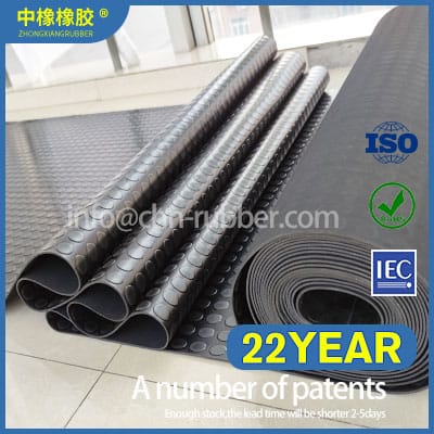 Anti slip rubber mat coin flooring roll - China suppliers
