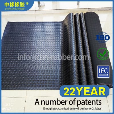 Anti slip rubber mat coin flooring roll - China suppliers