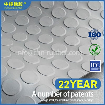 Coin pattern rubber flooring non slip flooring mats - anti slip rubber ...
