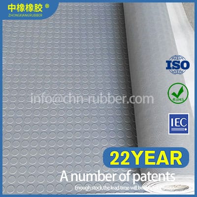 Coin pattern rubber flooring non slip flooring mats - anti slip rubber ...