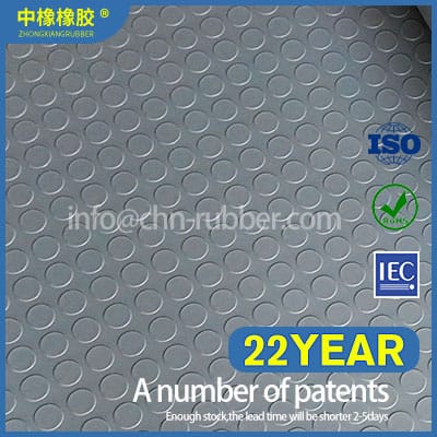 Coin rubber flooring rolls 3mm high quality - professional suppliers