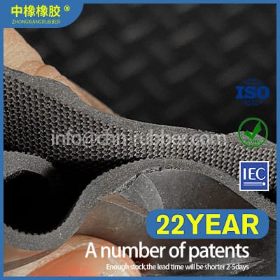 Rubber tread plate 1.5g/cm³ flooring mats - Antislip rubber sheets ...