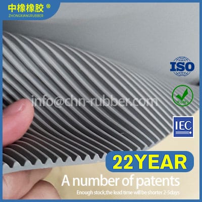 Anti slip rubber flooring SBR sheeting - Fine rib mats manufacturer and ...