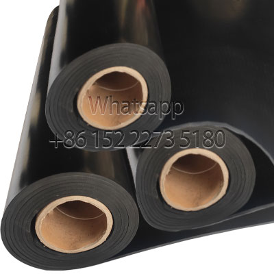 Industrial sbr rubber roll - Professional rubber sheet manufacturer