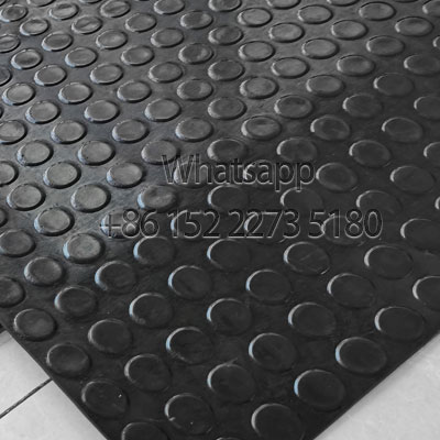 Rubber Coin Flooring For Trailer 3mm Stud AntiSlip Floor Mats