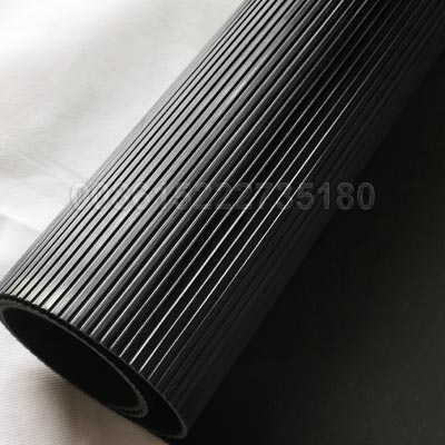 3mm Industrial fluted rubber matting 65±5Shore A