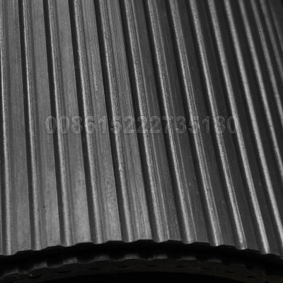 3mm Industrial fluted rubber matting 65±5Shore A