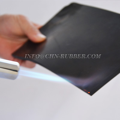2Mpa black fire resistant rubber sheet 1.5g/cm³ - China rubber sheet ...