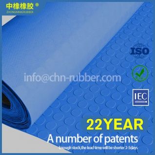 Rubber coin flooring non slip Interlocking floor mats